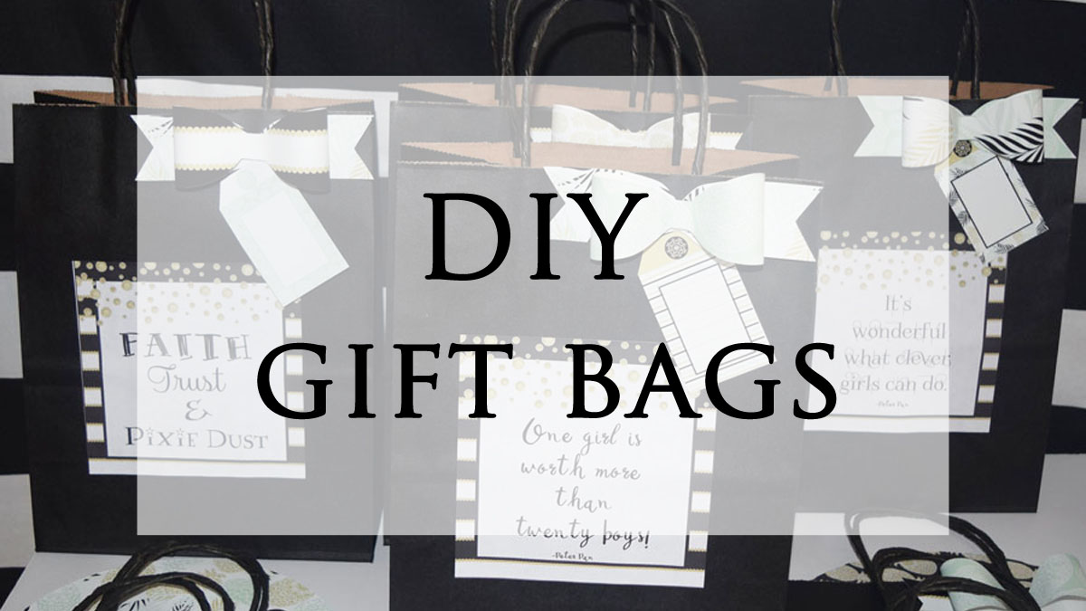 How to Decorate Gift Bags Ideas - Baer Design Studio